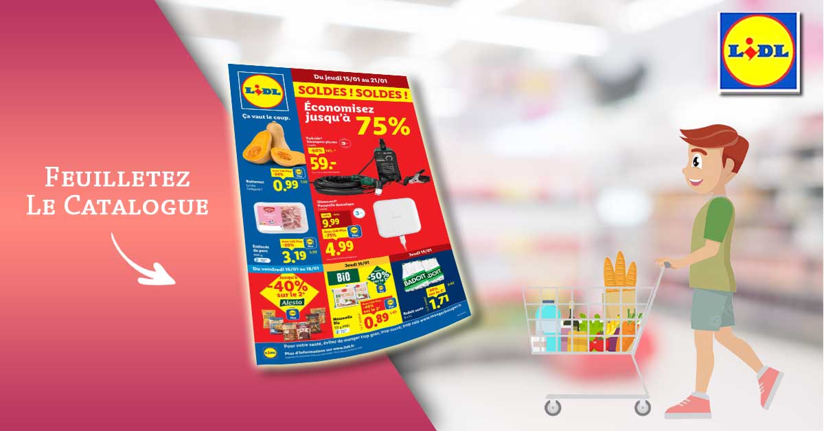 Catalogue Lidl de la semaine Du 15 Au 21 Janvier 2026 en ligne
